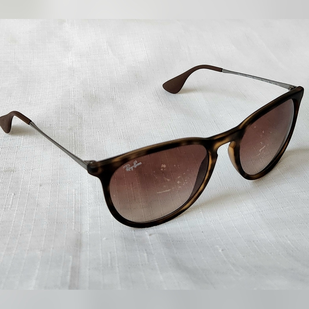 Ray Ban Rb 4171 Erika 865/13 Round Brown Frame Sungla… - Gem